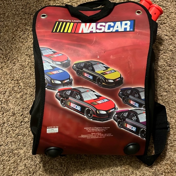 Nascar | Toys | Nwt Nascar Backpack For Beach With Frisbee And Paddles ...